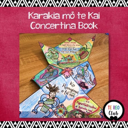Karakia mō te Kai Concertina Book - Te Reo Club