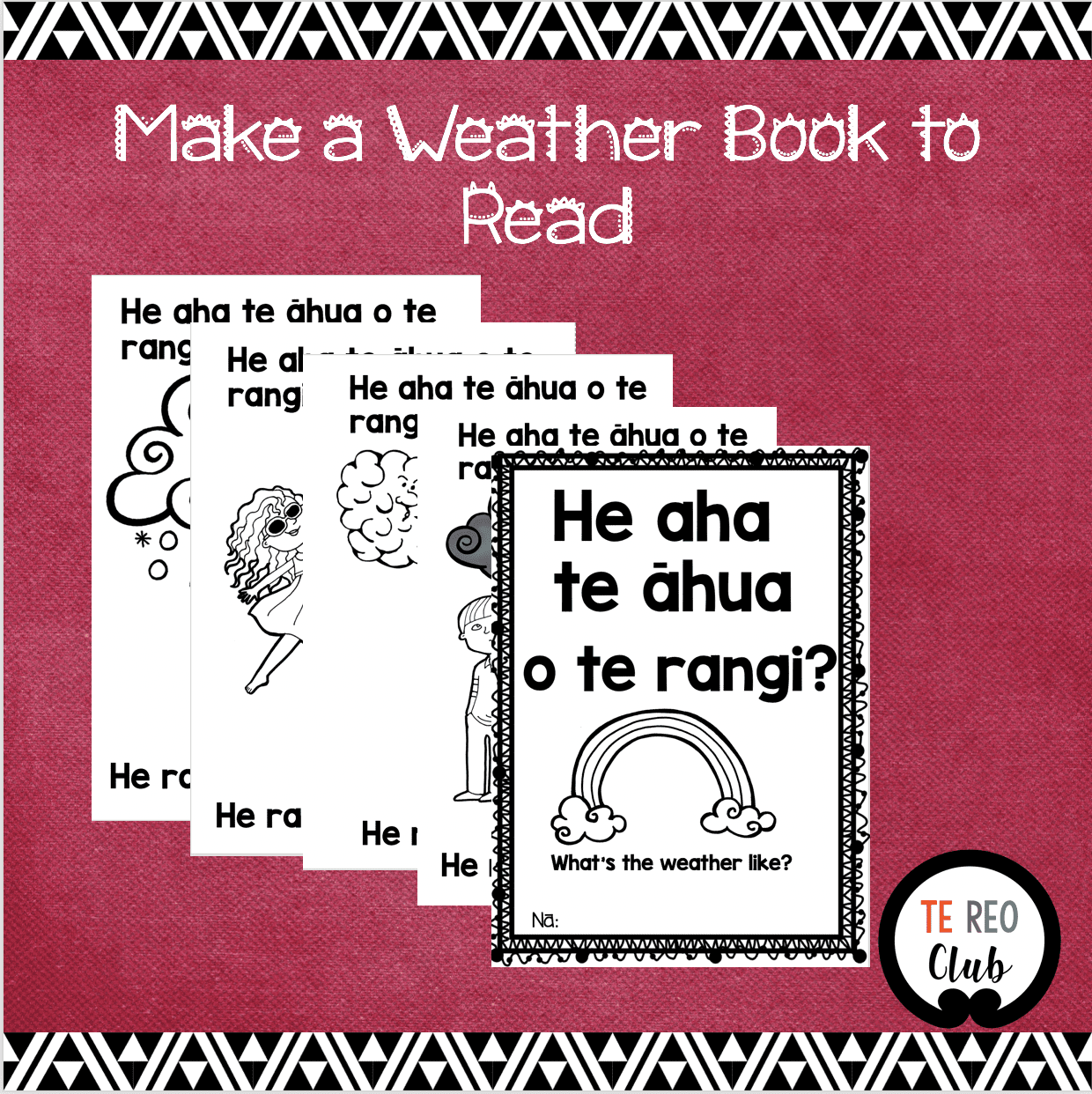 Weather (Te Huarere) Book - Te Reo Club