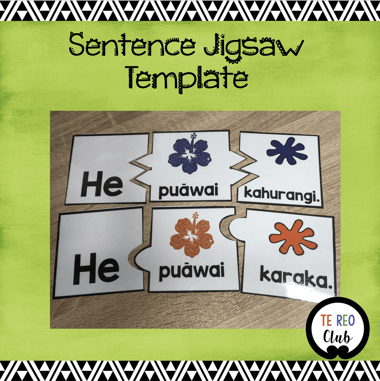 Make Your own Sentences-Templates - Te Reo Club