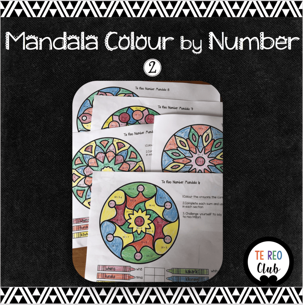 Mandala Maths-Division - Te Reo Club