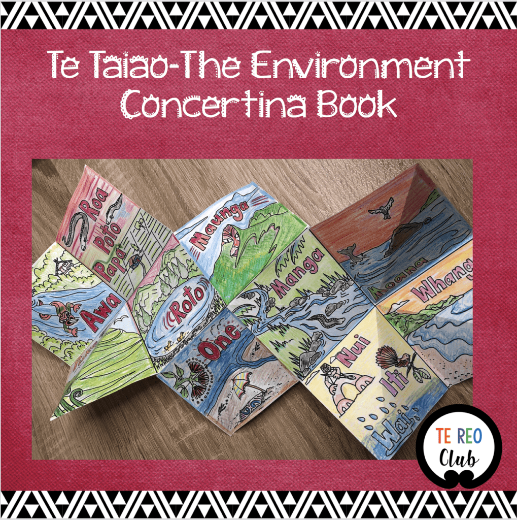 Aotearoa Te Taiao ( The Environment) Concertina Book - Te Reo Club