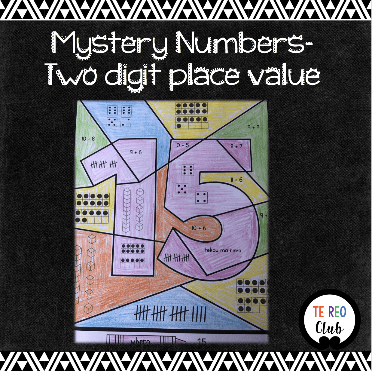 Mystery Numbers-Two Digit Place Numbers - Te Reo Club