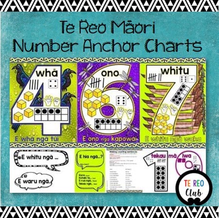 Te Reo Māori Number Anchor Charts - Te Reo Club
