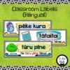 Classroom Labels (Bilingual) - Te Reo Club