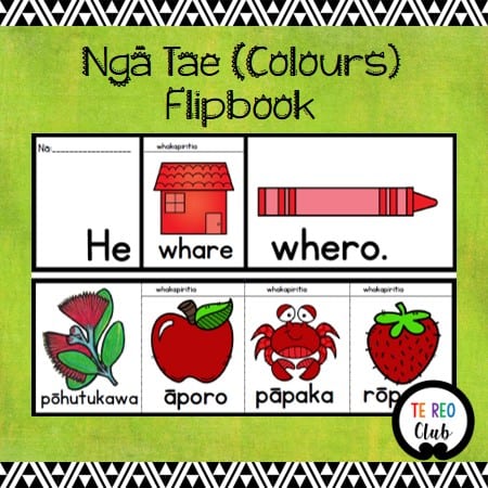 Ngā tae (Colours) Flipbook - Te Reo Club