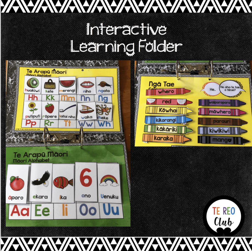 Interactive Learning Folder - Te Reo Club