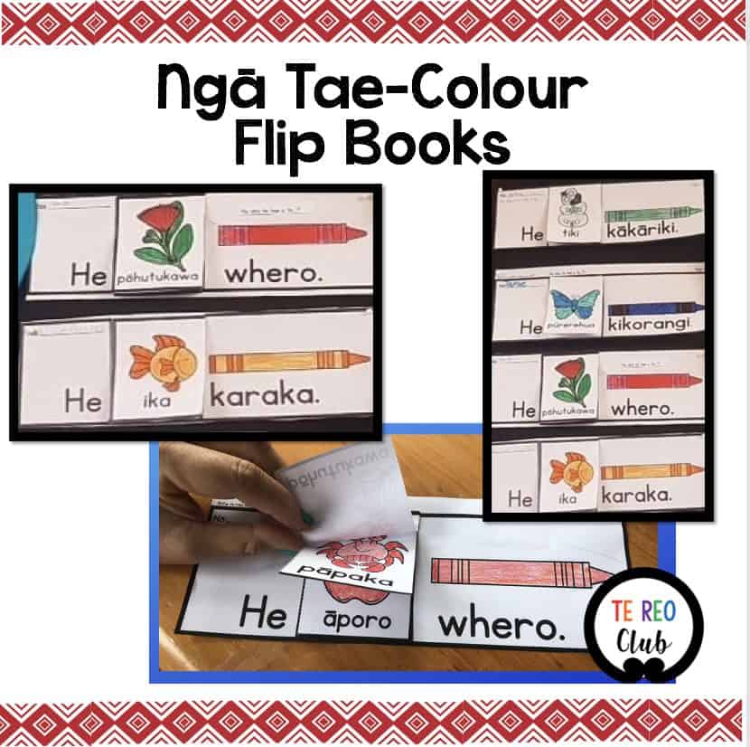 Ngā Tae (Colours) Flip Books - Te Reo Club
