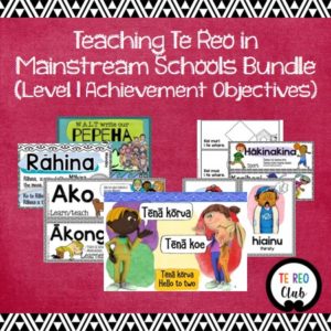 School Bundle (Level 1 Achievement Objectives) - Te Reo Club