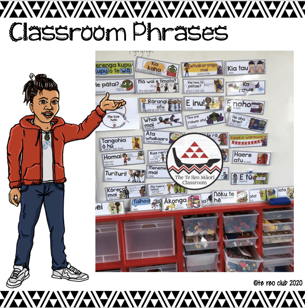 Classroom Phrases-Achievement Objective 1.7 - Te Reo Club