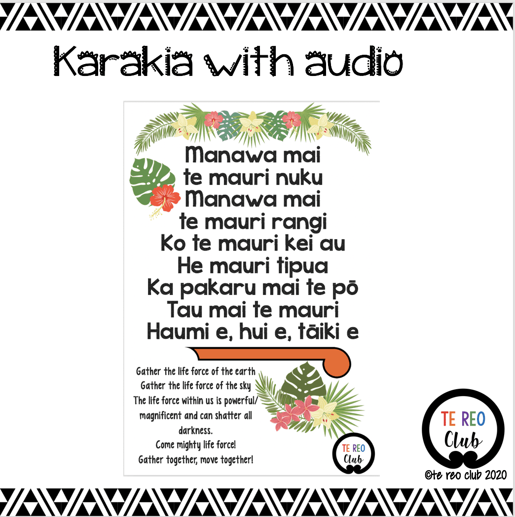 Manawa mai Karakia (PowerPoint with audio) - Te Reo Club