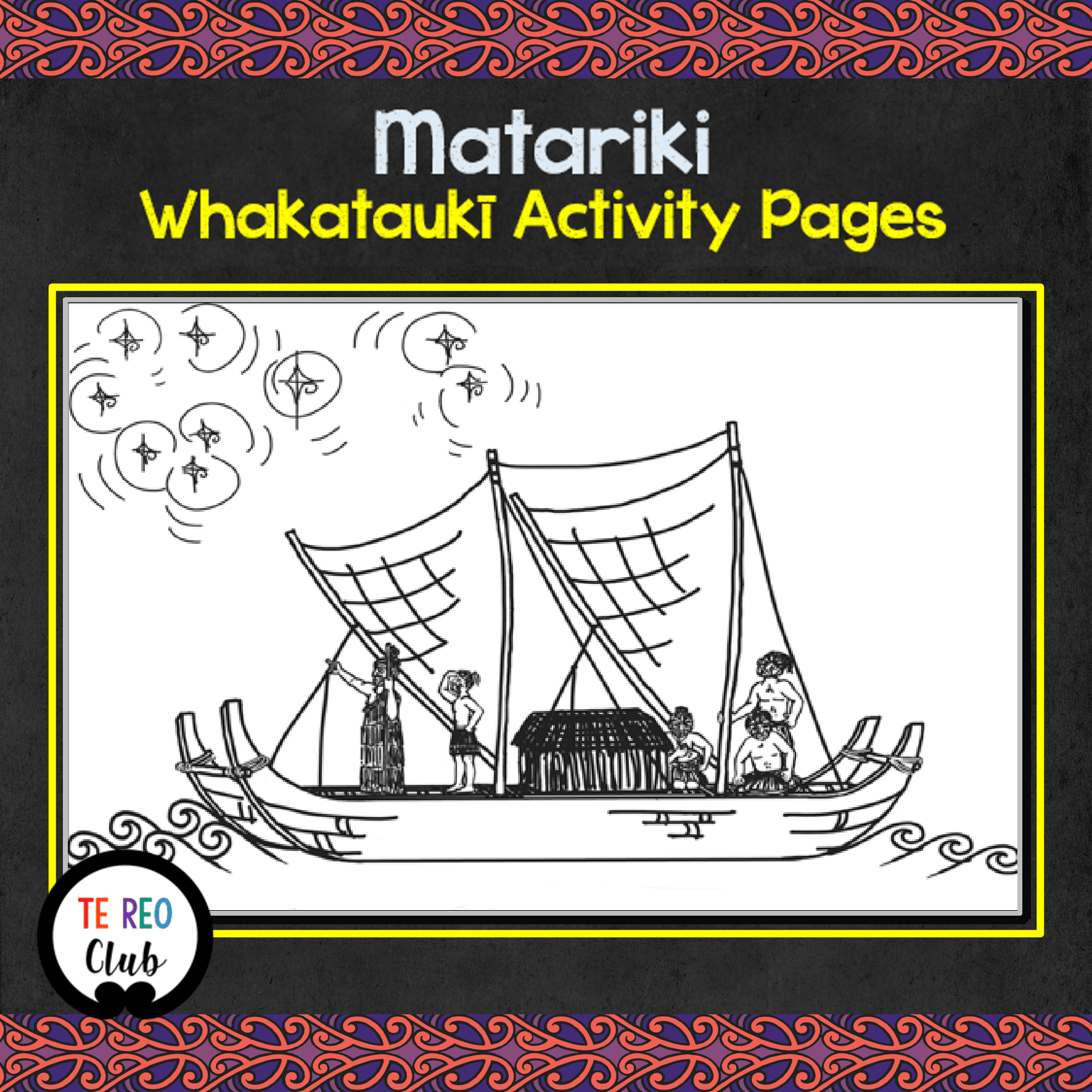 Matariki Whakataukī Colouring & Activity Pages - Te Reo Club