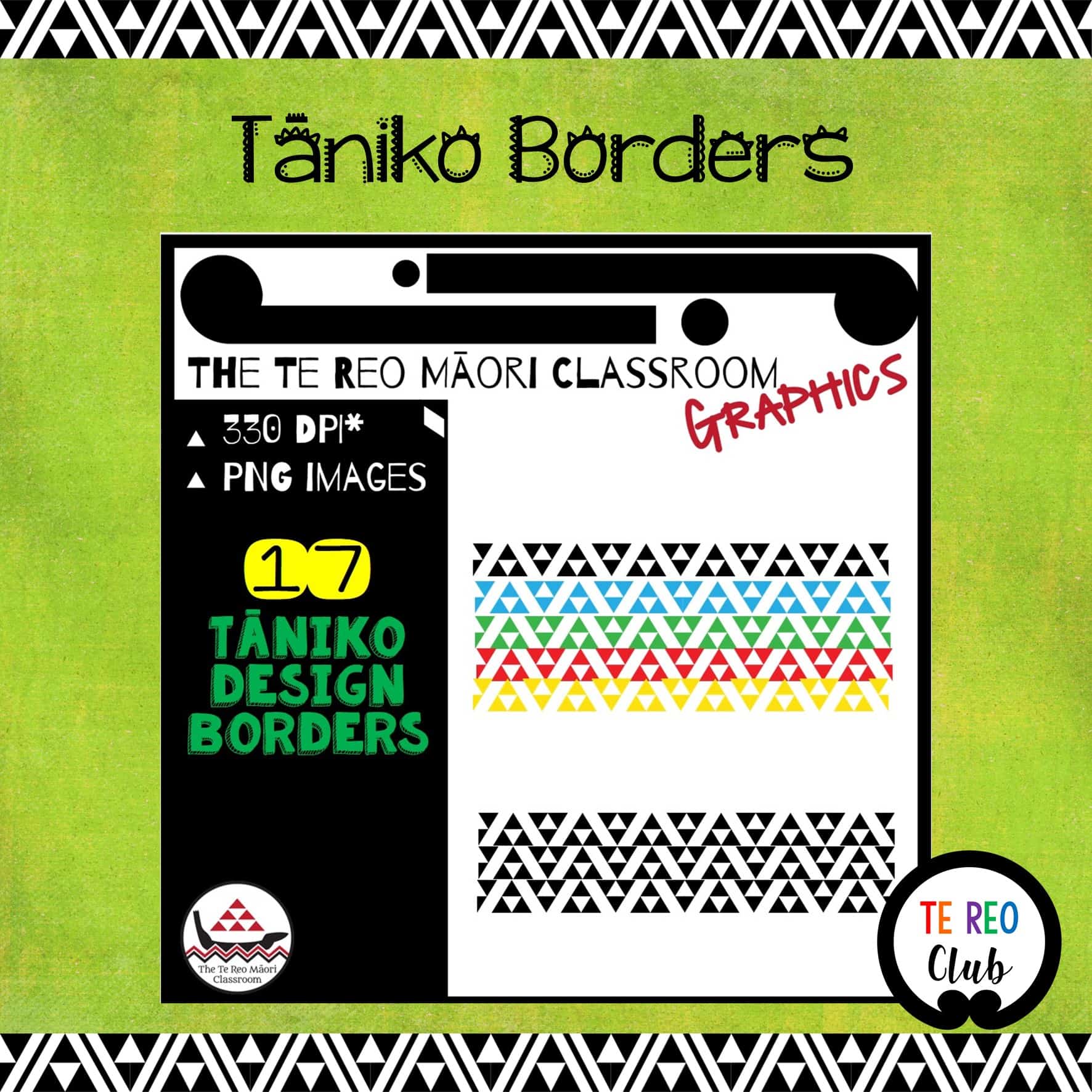 Tāniko Borders - Te Reo Club