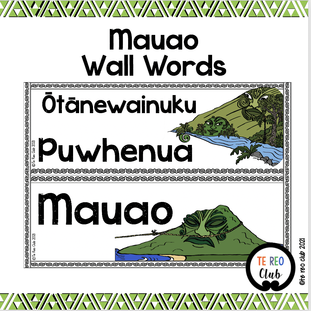 Mauao Word Wall - Te Reo Club