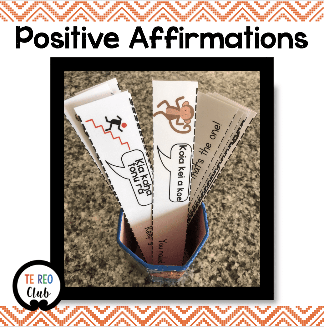 Positive Affirmation Strips - Te Reo Club