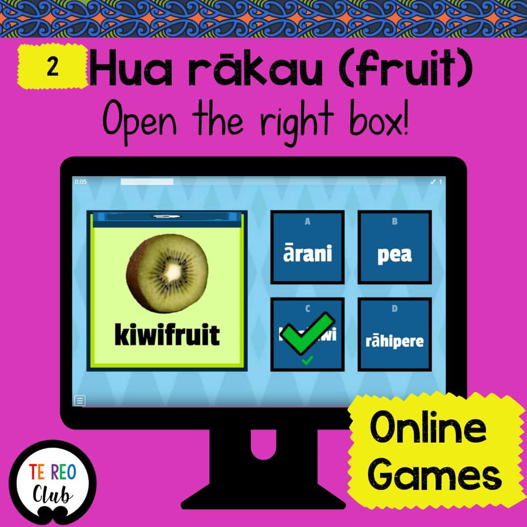 Hua Rākau Open The Right Box! - Te Reo Club