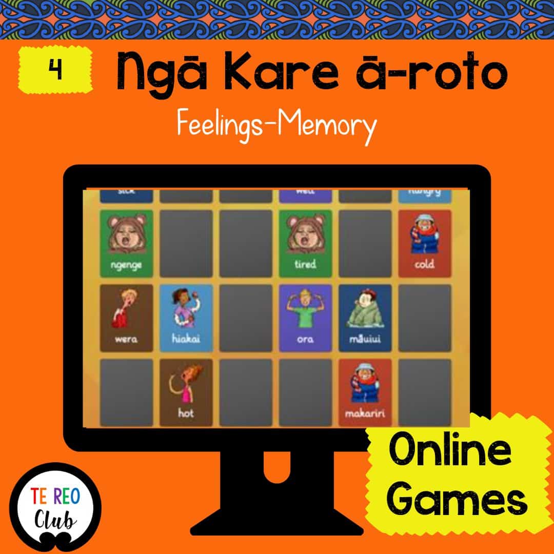 Ngā Kare ā-roto Matching Pairs - Te Reo Club