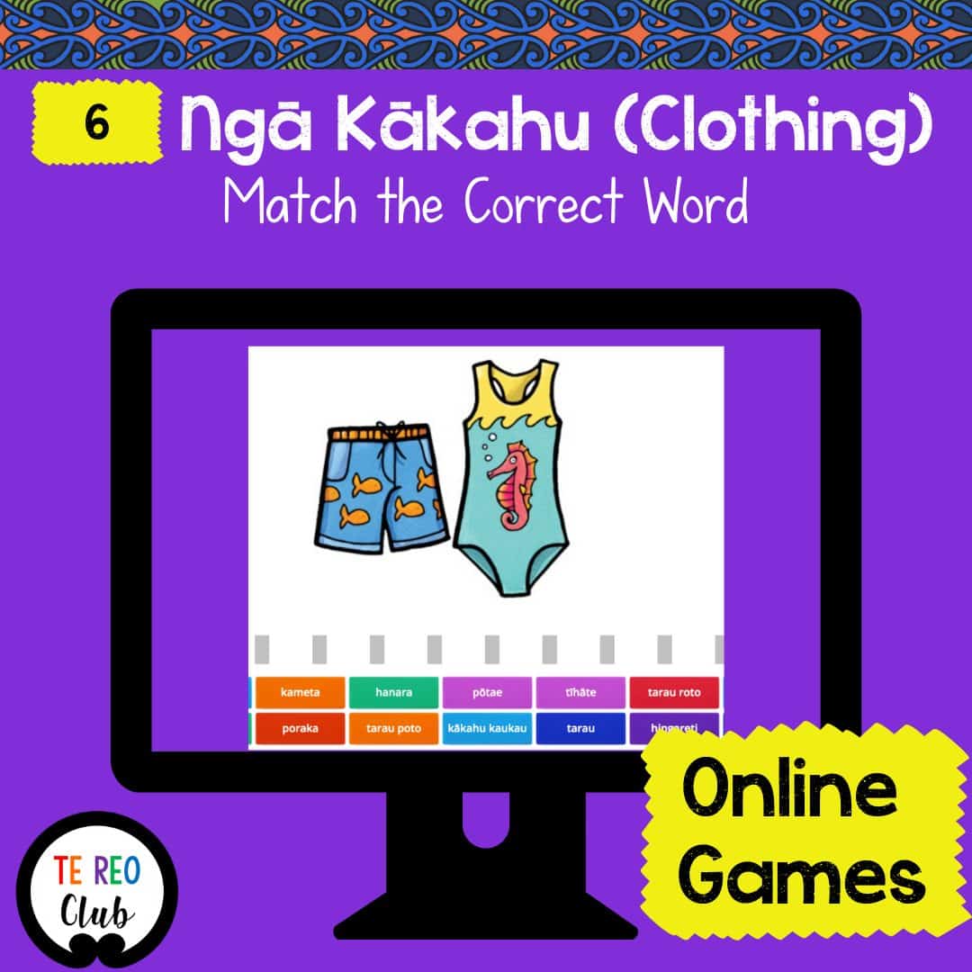 Home Learning Online Games - Te Reo Club | Online Games
