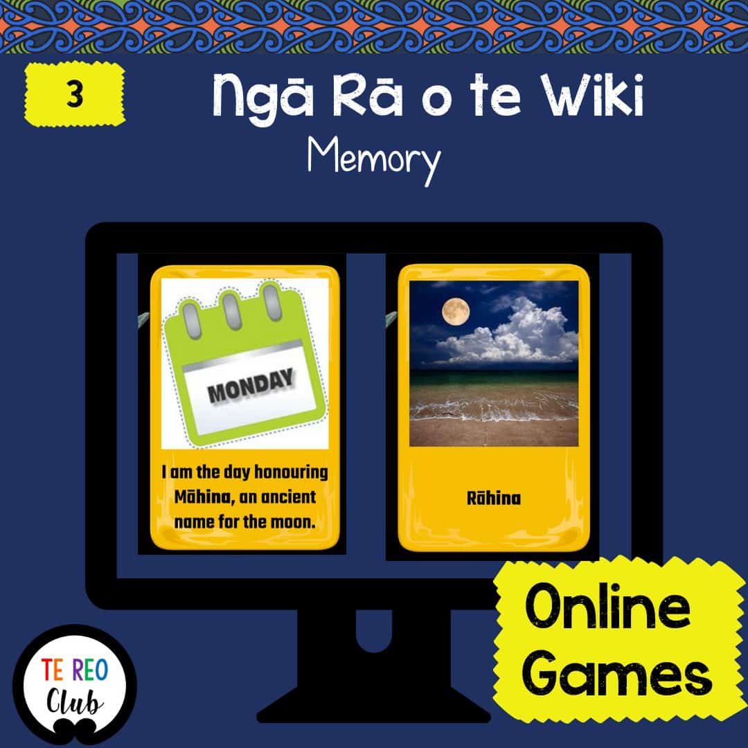 Ngā Rā O Te Wiki – Maori Days of the Week – OUCEBE