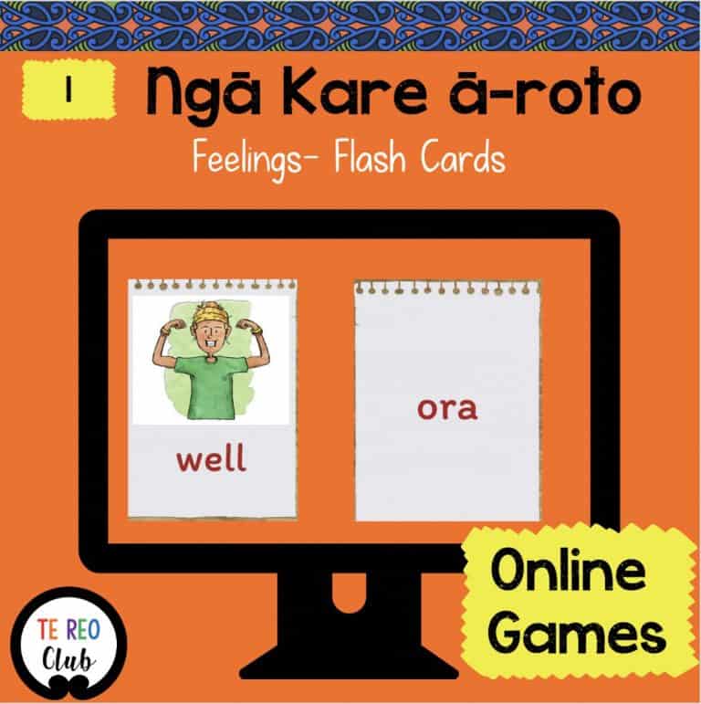 Ngā Kare ā-roto (Feelings) Online Games - Te Reo Club