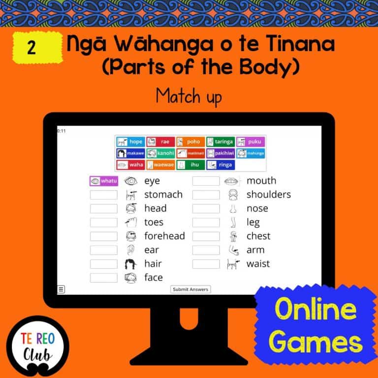 Online Games - Te Reo Club