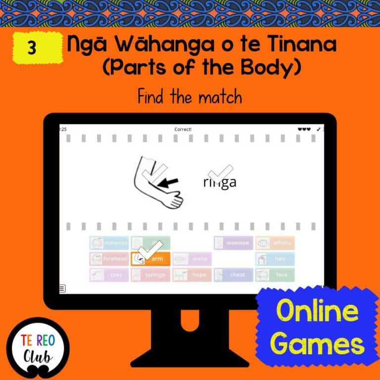 Online Games - Te Reo Club