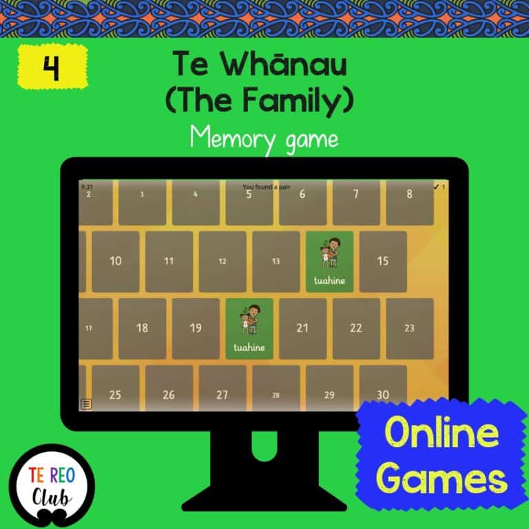 Online Games - Te Reo Club