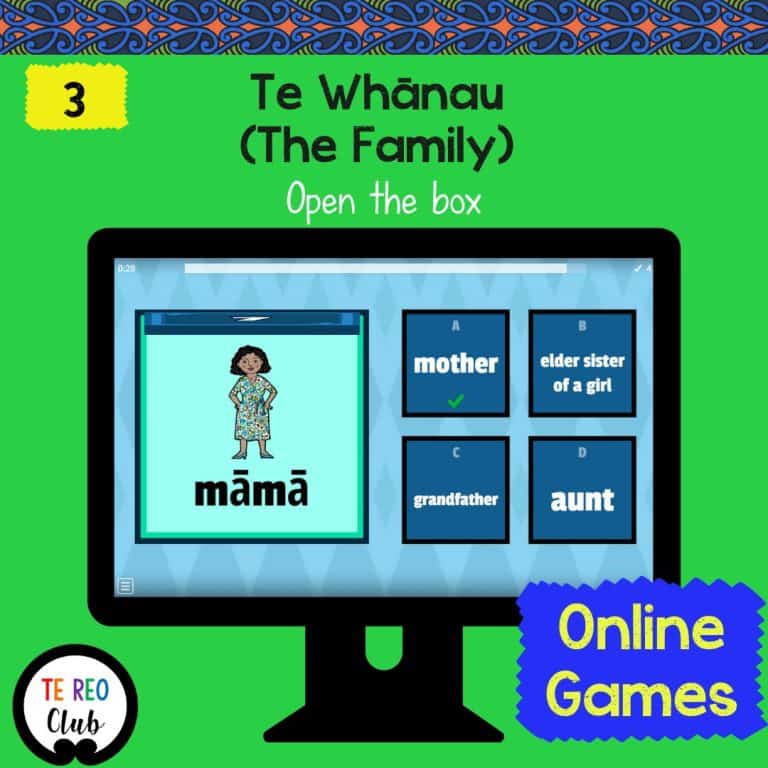 Online Games - Te Reo Club