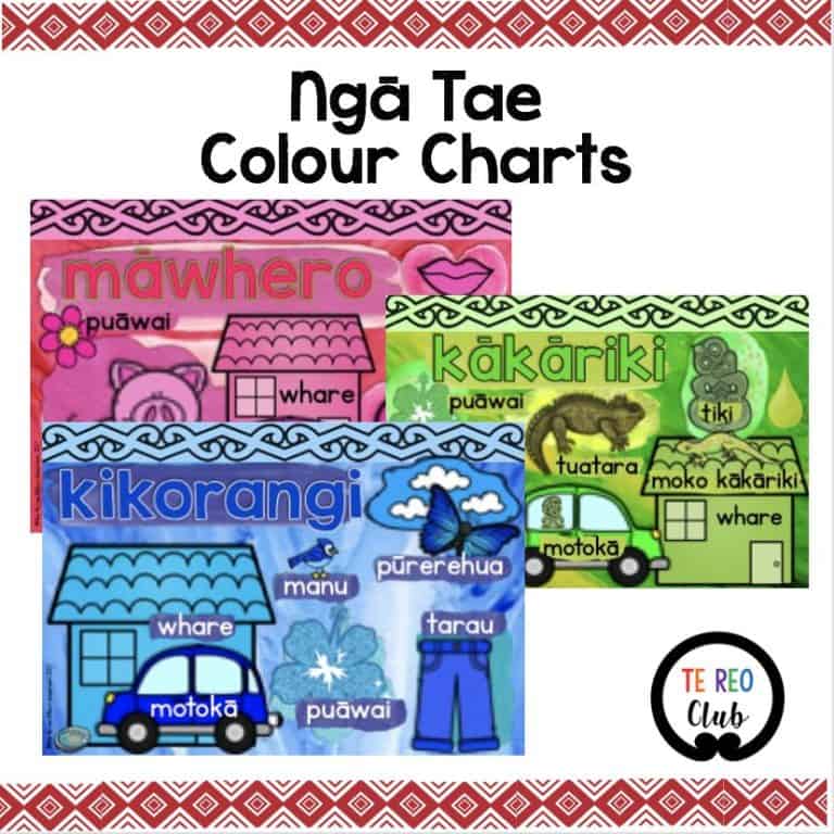 Ngā Tae- Colour Charts - Te Reo Club