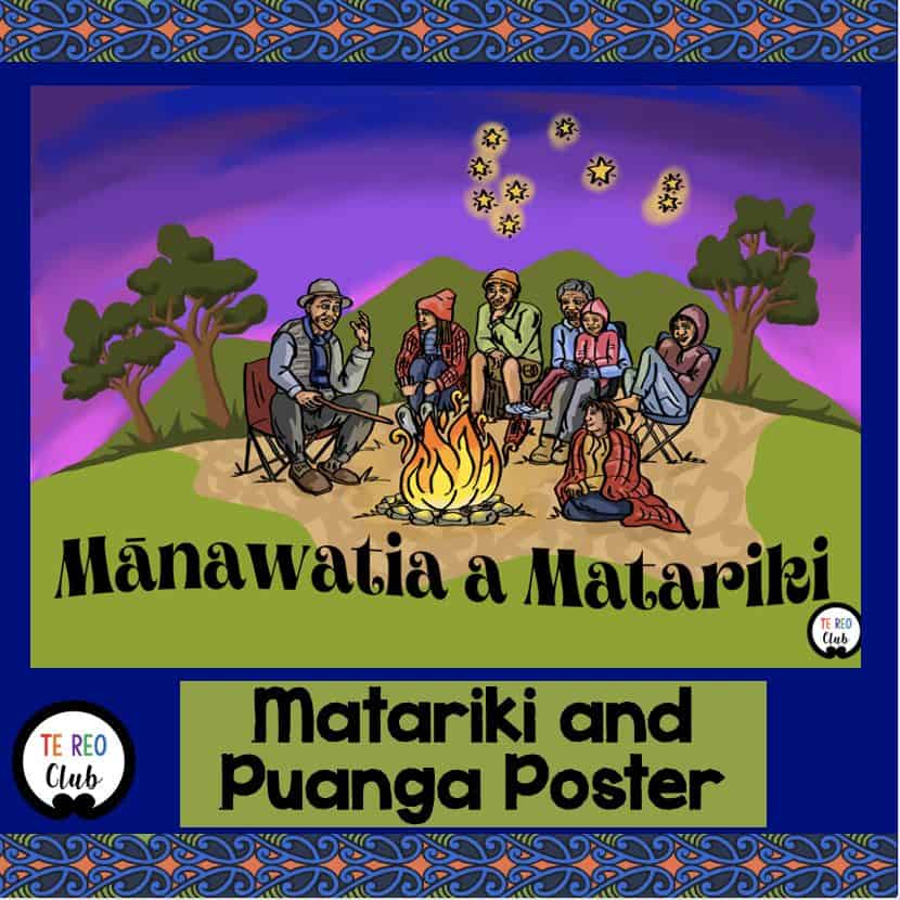 Matariki and Puanga Poster - Te Reo Club