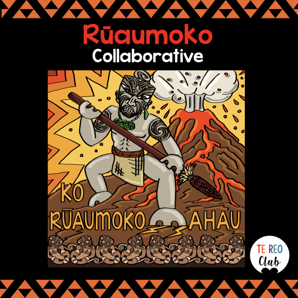 Rūaumoko Collaborative Poster - Te Reo Club