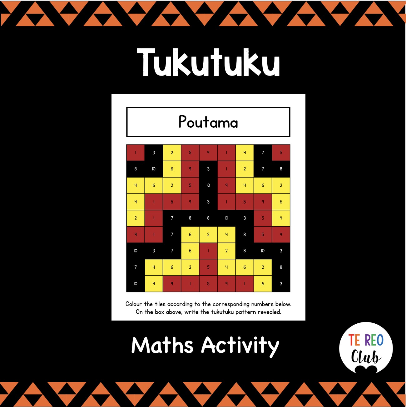 Tukutuku Patterns + Maths - Te Reo Club